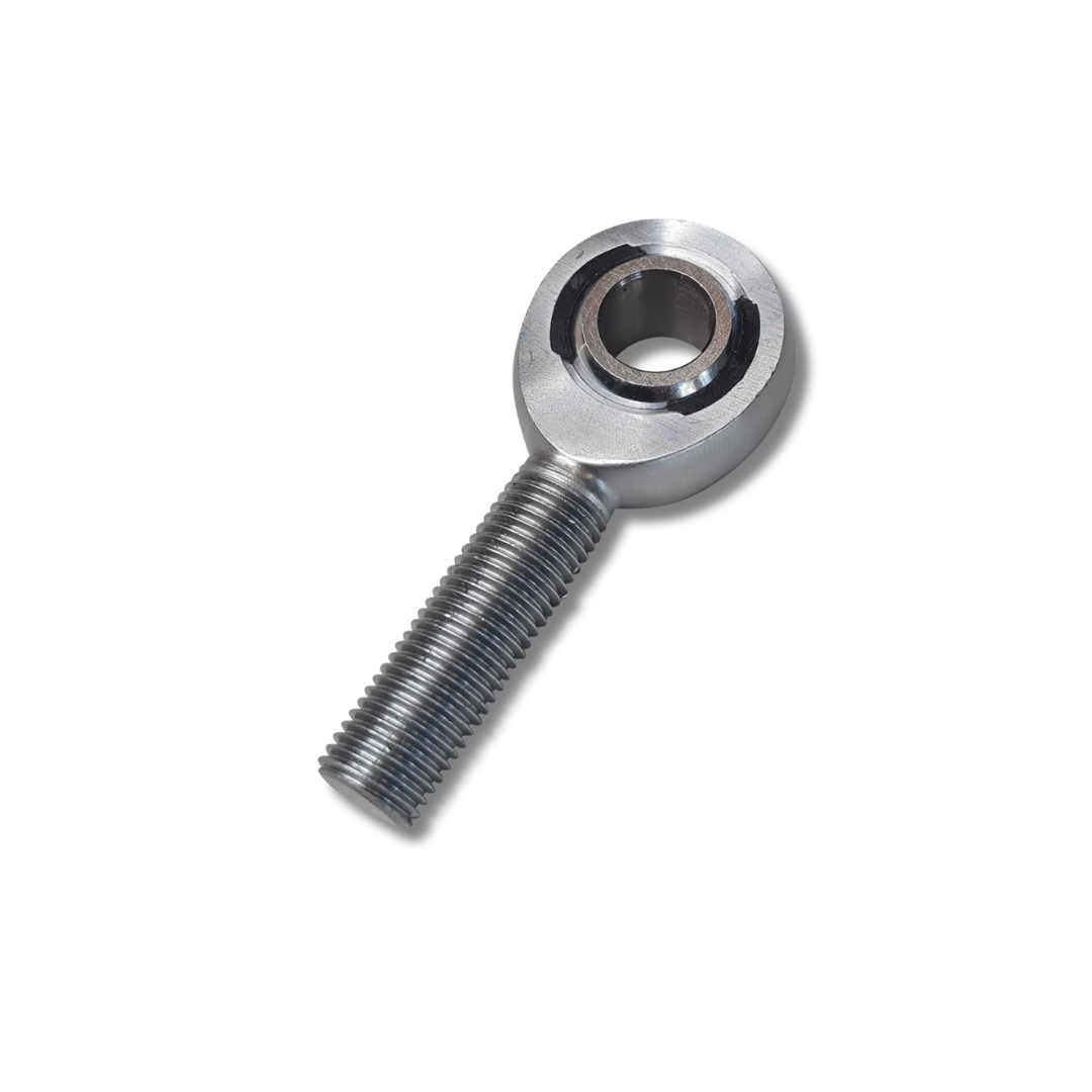 4130 STEEL ROD END - 3/8" ID X 3/8" SHAFT SILVER – Sync Industries