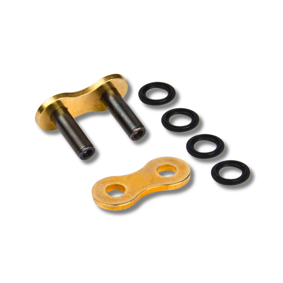 CUSTOM LENGTH EK CHAINS 520 NX-RING SUPER HEAVY DUTY GOLD 120L CHAIN ...