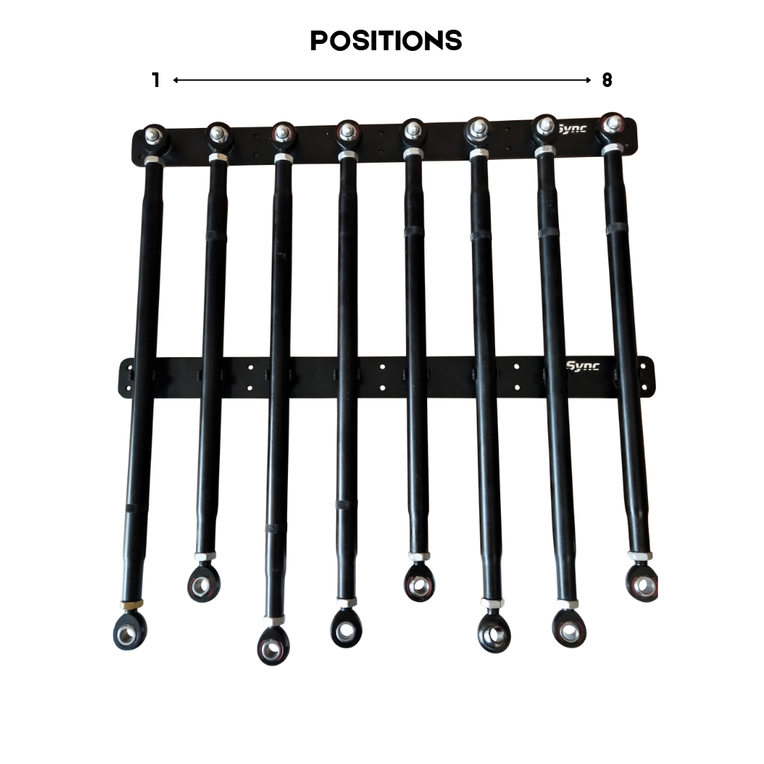 Custom Radius Rod Mount 8 Position – Sync Industries
